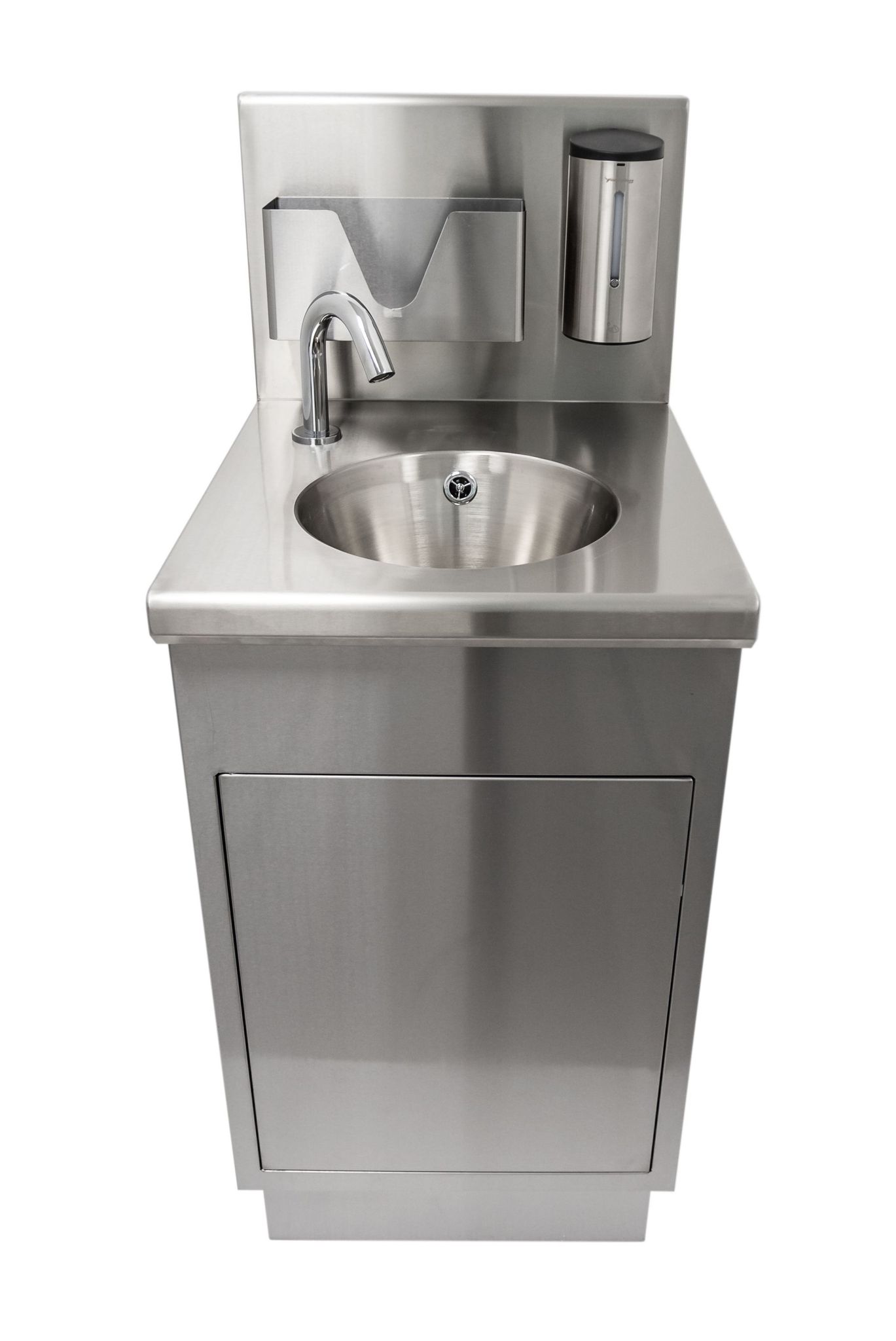 Parry MWBTD+ Heated Single Bowl Mobile Hand Wash Basin with Door ...