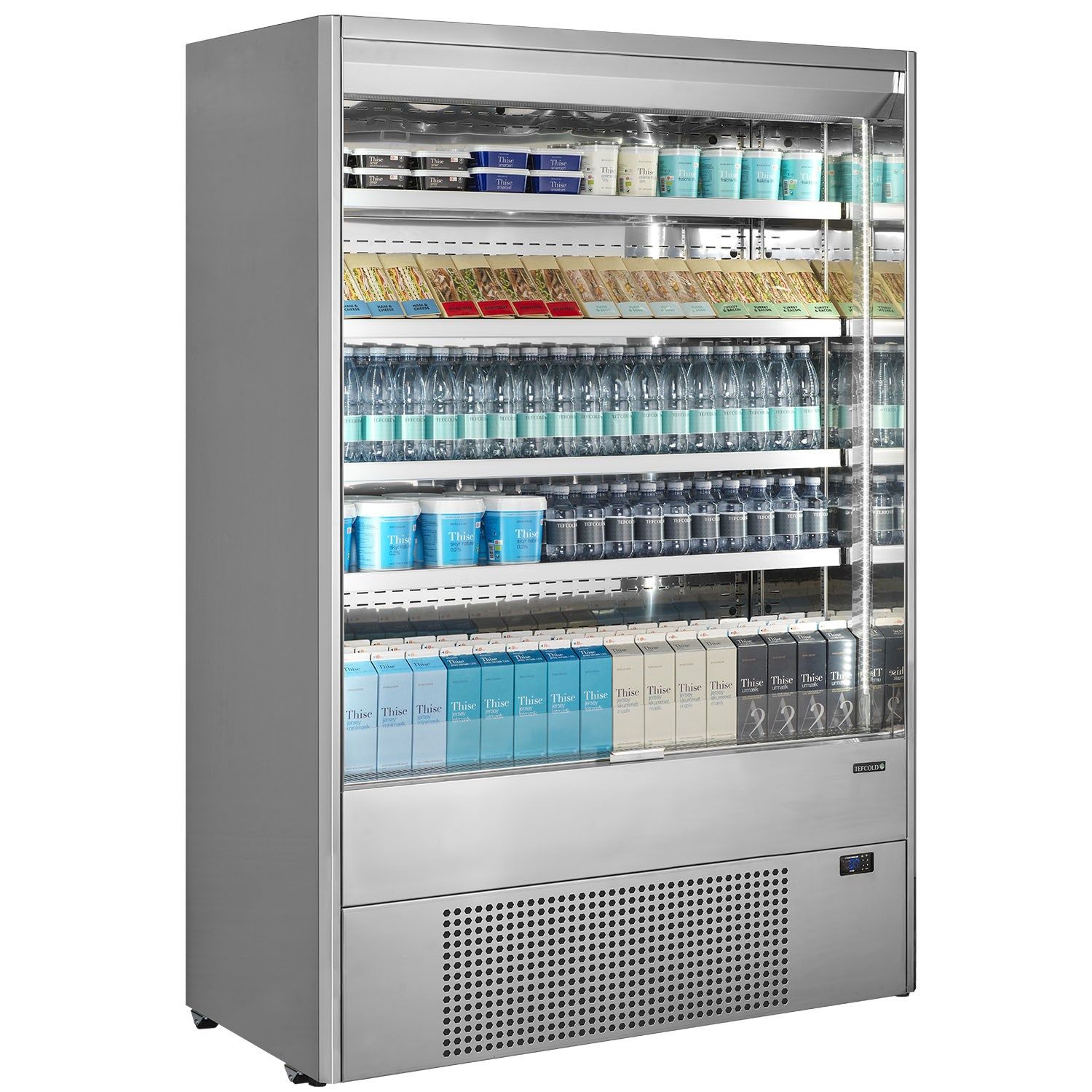 Tefcold MD1402X 1335mm Wide Stainless Steel Multideck Display Fridge ...
