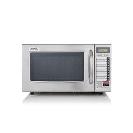 Sharp R-21ATR Programmable 28 Litre 1000w Commercial Microwave Oven ...